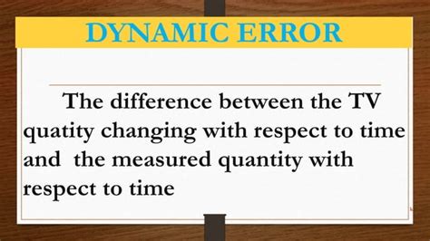 Static And Dynamic Characteristics Of Instruments Pptx