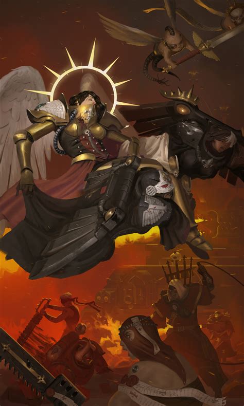 Saint Celestine Seraphim Wh 40000 Sisters Repentia Adepta