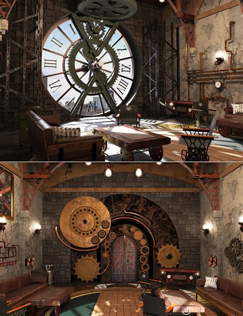 Anon Filled 2023 02 18 Steampunk Clock Tower Free Daz 3d Models