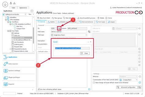 GUID Identifier In HTML Templates