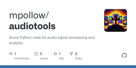 GitHub Mpollow Audiotools Some Python Code For Audio Signal Processing And Analysis