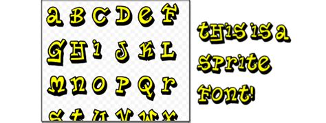 Sprite Fonts The How What When And Where Free Tutorial