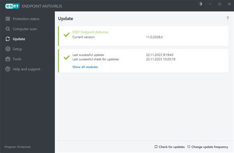 Update Setup Eset Endpoint Antivirus 11 Eset Online Help