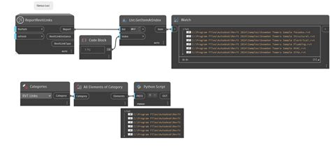 How To Get The Saved Path Of Revit Links Into A List In Dynamo