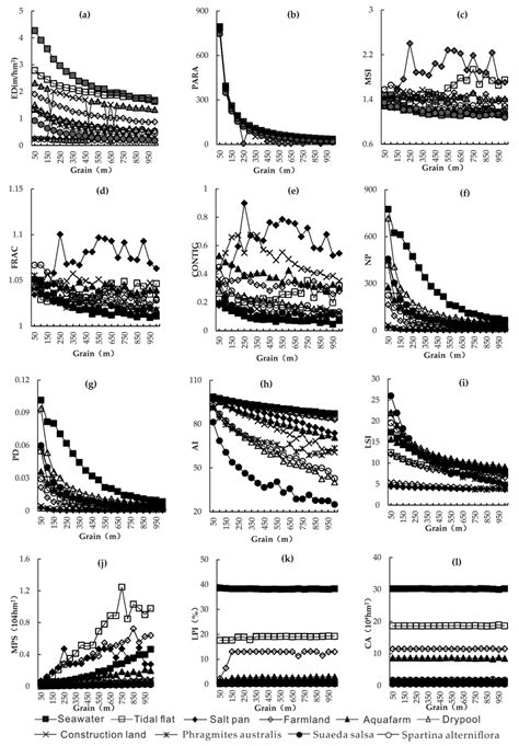 Relation Curves Between Class Level Landscape Indexes And Spatial