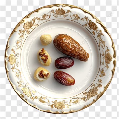 모듬 날짜와 복잡한 고급스러운 패턴 디자인이있는 장식적인 황금 접시 그릇 황금 날짜 Png 일러스트 및 이미지 에 대한 무료 다운로드 Pngtree