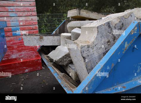 Concrete Is Stored In A Container For Transport Stock Photo Alamy