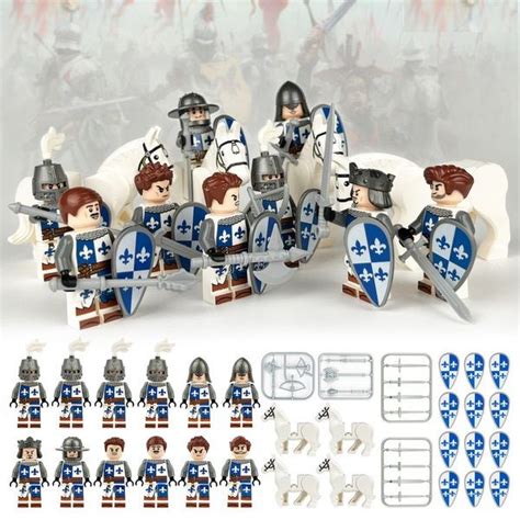 Фигурки Рыцари на лошадях / набор фигурок рыцарей / минифигурки с ...