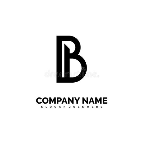 Modern Initial Bb Logo Letter Simple And Creative Design Concept Stock