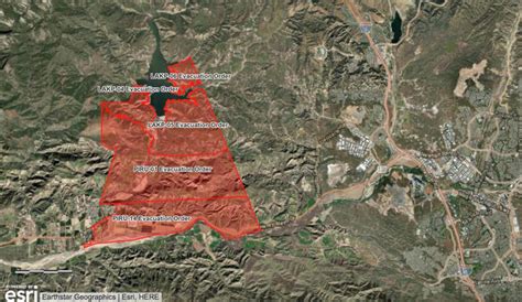 Piru Fire Map See Canyon Fire Perimeter Evacuation Orders