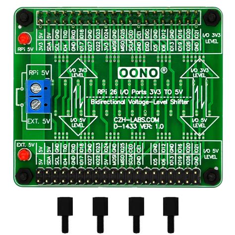 rpi 3 3v to 5v 26 i o bidirectional voltage level shifter module for