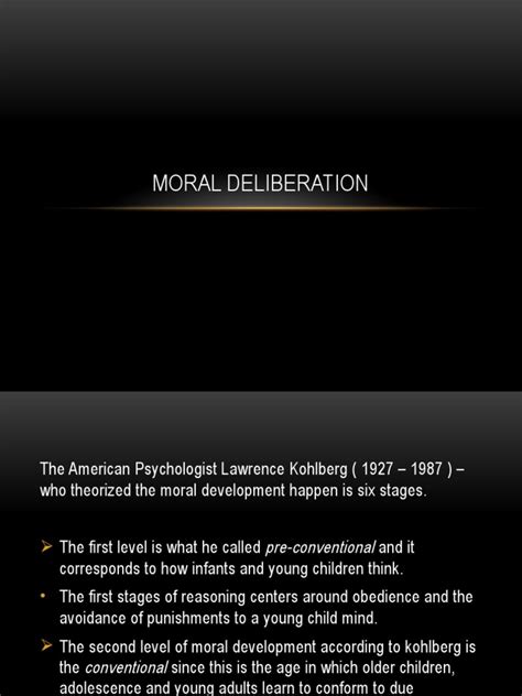 Moral Deliberation Pdf