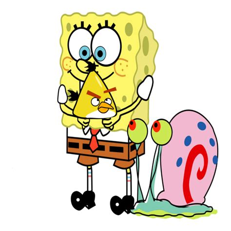 Sponge Holding Bird Logo Png Vector Svg Free Download