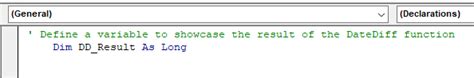 Datediff Function In Microsoft Excel Vba Tpoint Tech