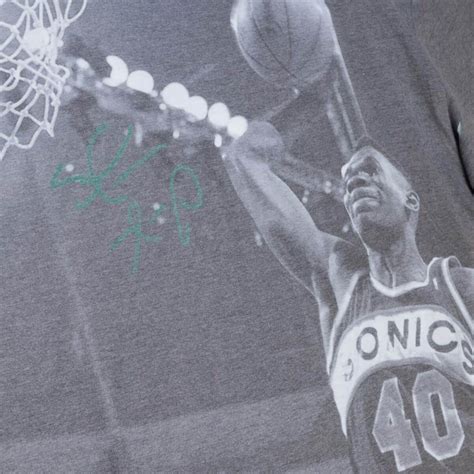 T Shirt Mitchell And Ness Seattle Supersonics Shawn Kemp Above The Rim