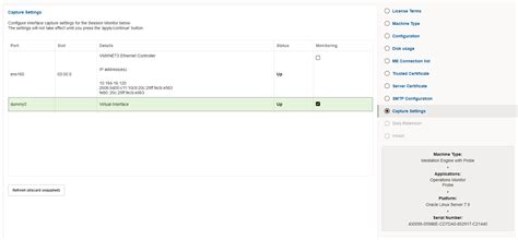 Configuring The Capture Settings
