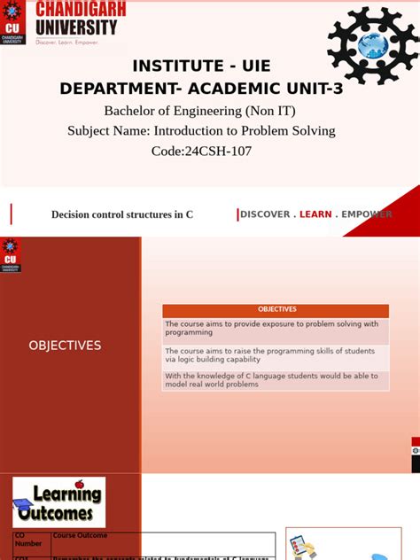 10 Decision Control Structures In C Pdf