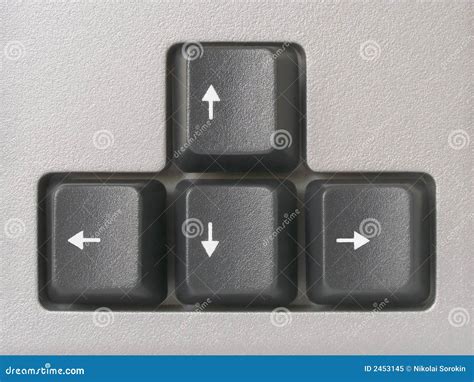 Arrows Computer Keyboard Stock Image Image Of Arrow 2453145