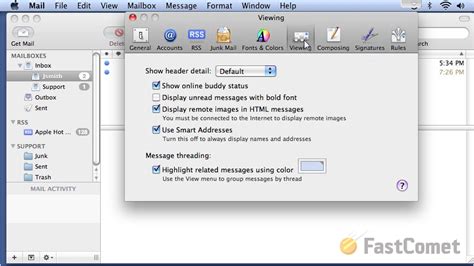 Apple Mail Settings Preferences Apple Mail Tutorial FastComet
