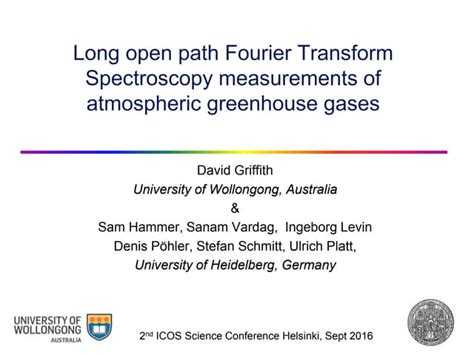 Long Open Path Fourier Transform Spectroscopy Measurements Of