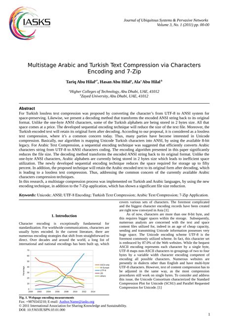 Pdf Multistage Arabic And Turkish Text Compression Via Characters