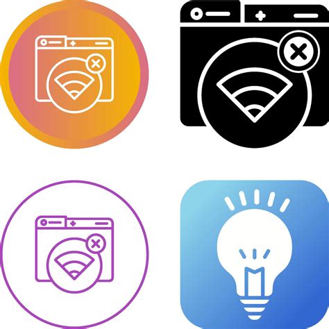 Connection Error Vector Icon 40667080 Vector Art At Vecteezy