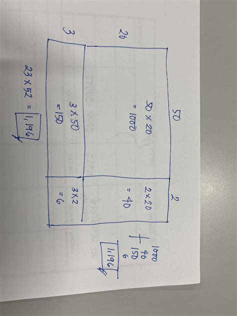 Solved Use A Rectangular Array Model To Solve The Multiplication