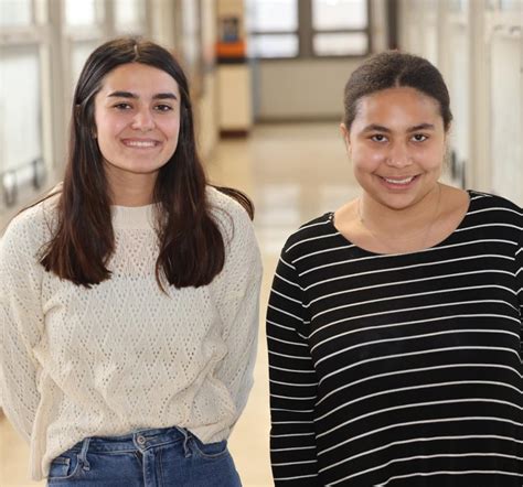 Pahs Seniors Ella Moses And Bailey Rupert Visited The Port Allegany