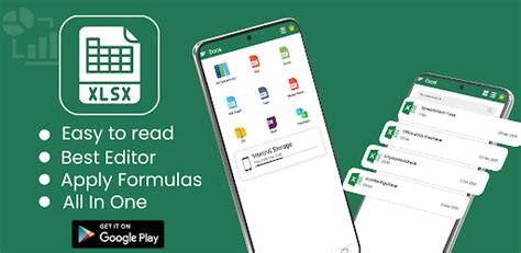 Excel Spreadsheet Xls File Viewer Excel Reader Android App