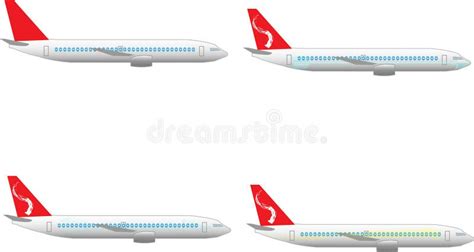 Plane Illustration With Different Figures On It Stock Illustration Illustration Of Wing