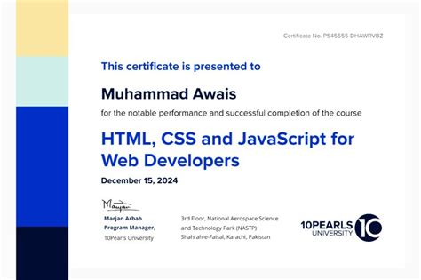 i m happy to share that i ve obtained a new certification html css and