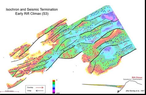 The Isochron Map Of Rift Climax S3 Unit With Its Seismic Termination Download Scientific