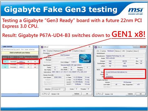 Msi Calls Bluff On Gigabytes Pcie Gen 3 Ready Claim Techpowerup