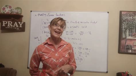 Modeling Linear Functions Part Ii Youtube