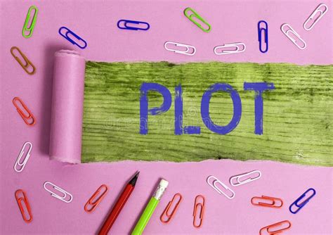 Conceptual Hand Writing Showing Plot Business Photo Showcasing Sequence Of Events Inside A