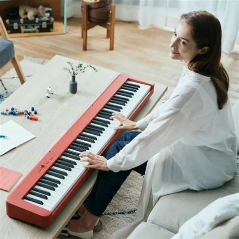 Casio CDP-S160 Compact Digital Piano-Red + Casio CS-46 Stand - DJ Corner