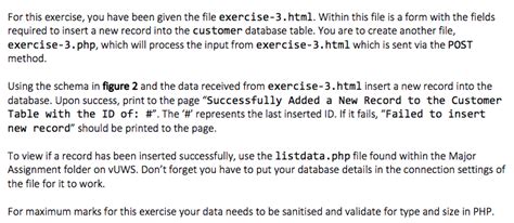 Solved For This Exercise You Have Been Given The File Chegg