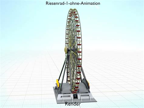 Ferris Wheel Version 1 Without Animation Cgtrader