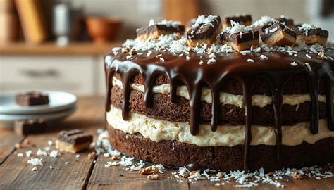 Mounds Candy Bar Cake Recipe Decadent Dessert