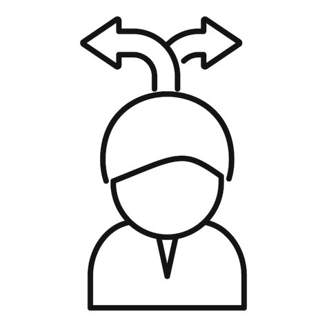 Premium Vector Plan Solution Thinking Icon Outline Vector Problem Plan