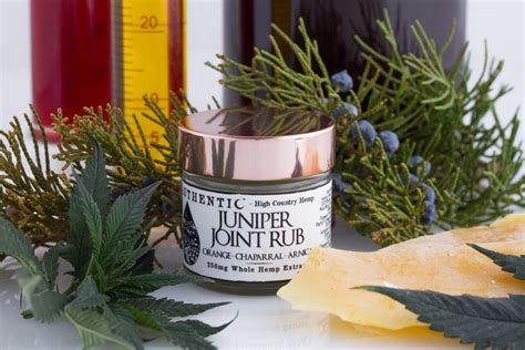 Juniper Joint Rub Authentic Hemp Company Salve Jane