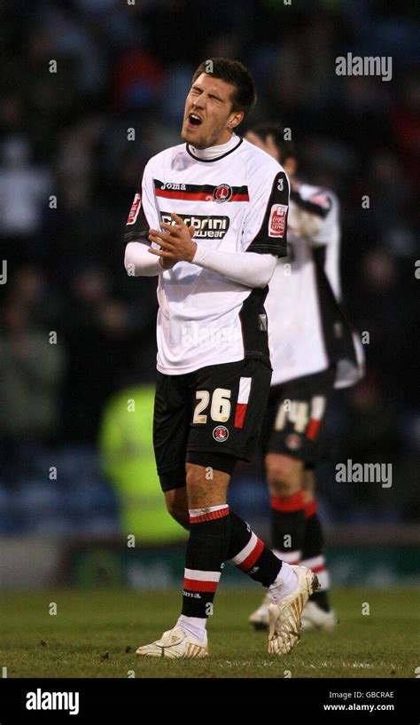 Charlton Athletics Grant Basey Looks Dejected At The End Of The Game Against Burnley During The