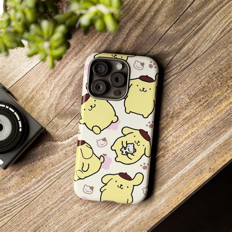 Yellow Pompompurin Sanrio Iphone Case Cute Iphone Case 15 14 13 Pro