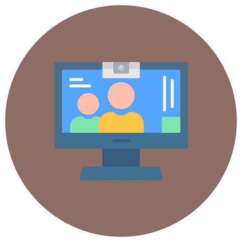 Premium Vector Webcam Flat Illustration
