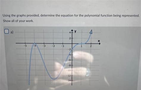 Solved Using The Graphs Provided Determine The Equation For Chegg