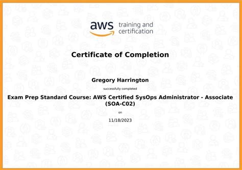 Aws Awscertification Awstraining Greg Harrington