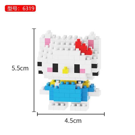 Конструктор из мелких деталей для подросток и взрослых Hello Kitty Хелло Китти купить на Ozon