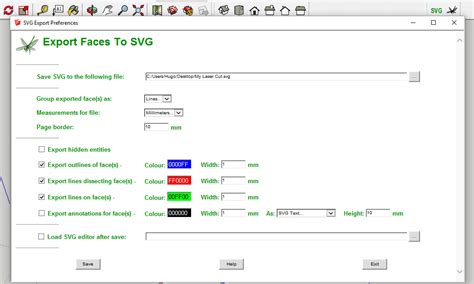 Laser Cutting With Sketchup Manage And Export 2d Files