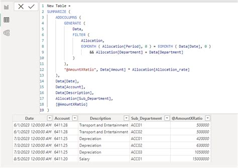 solved splitting rows based on condition by ratio microsoft fabric
