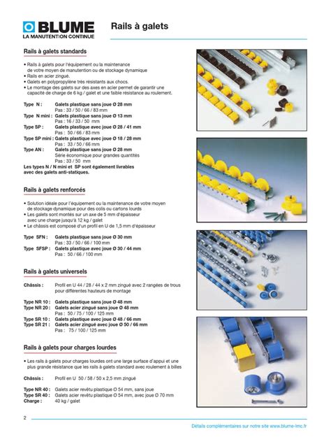 Blume Lmc Rail A Galets Rails A Galets 755954 Download Free Pdf